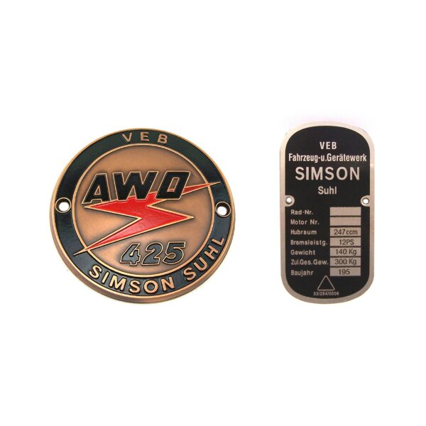 Embleme / Typenschilder